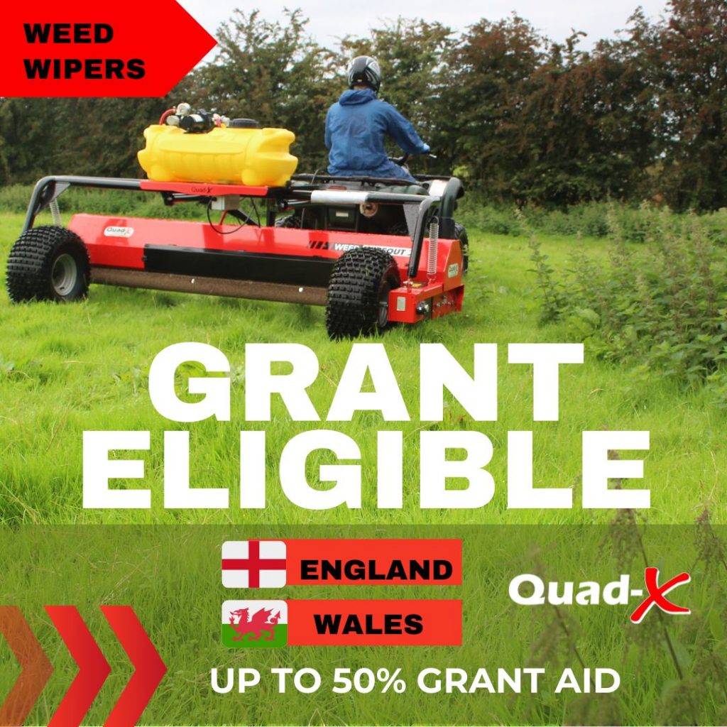 Quad-X Weed Wipers Eligible for up to 50% Grant Funding (England ...